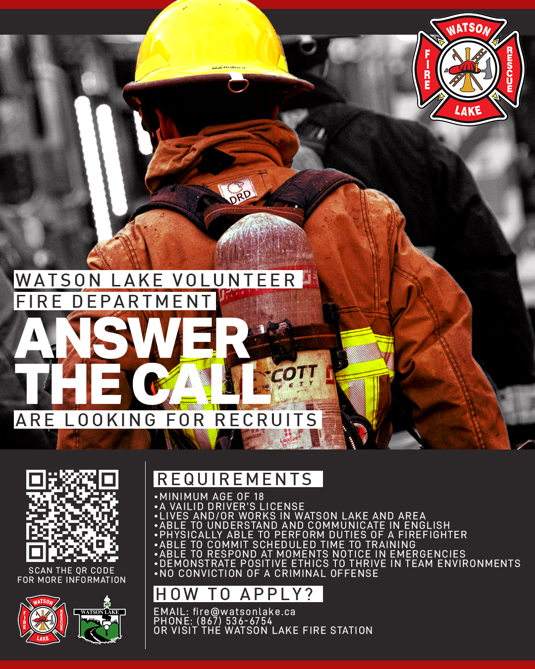 - Watson Lake Fire Department - Watson Lake, YT